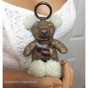 Coach | Accessories | Coach Keith Haring Teddy Bear Key Chain Fob Charm ...